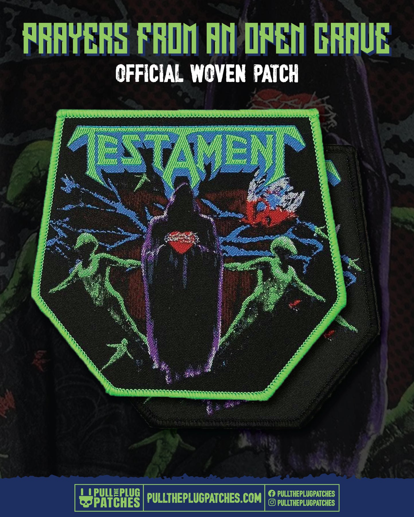 Testament - One Man's Fate - Patch – Pull The Plug Patches