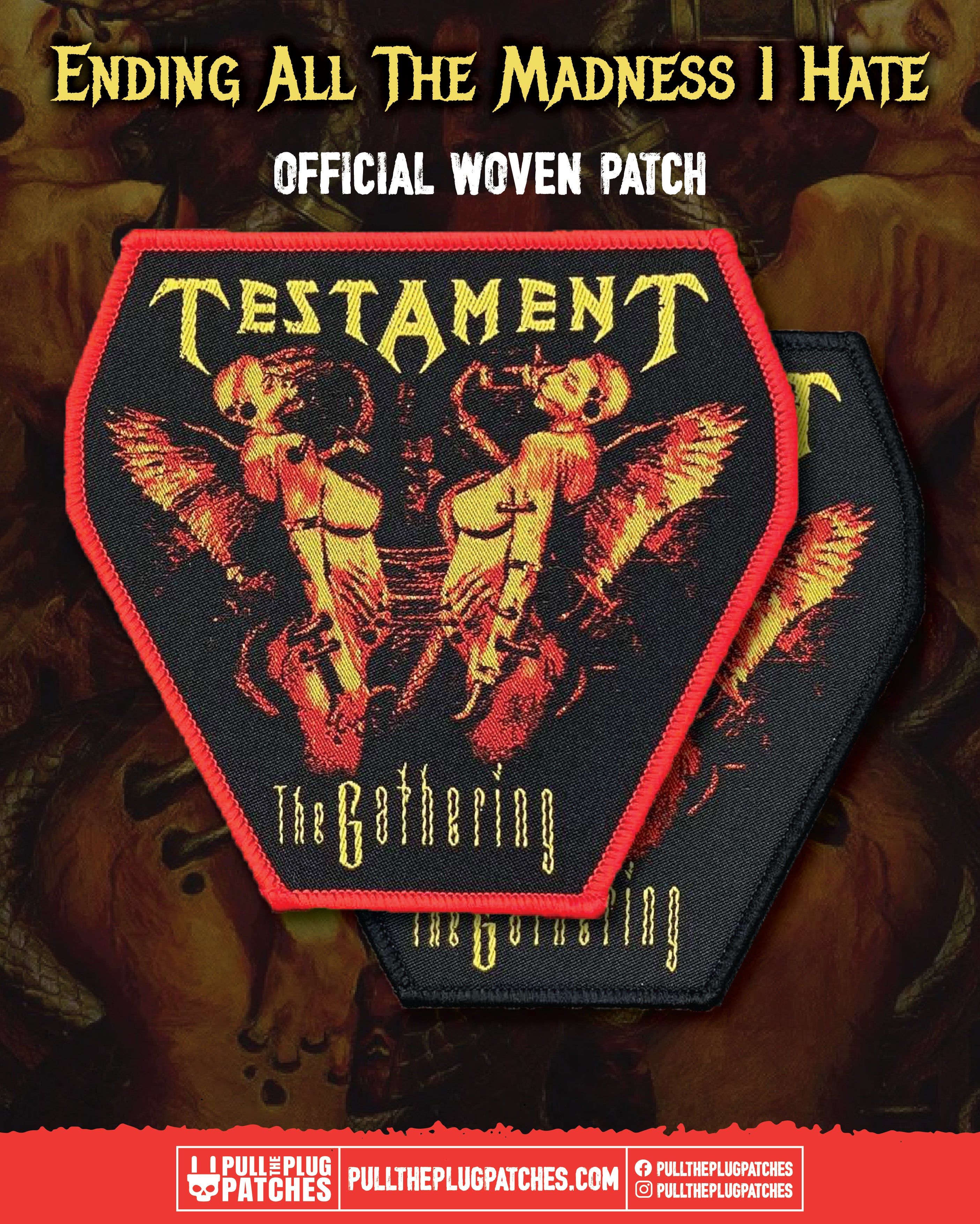 Testament - The Gathering - Patch – Pull The Plug Patches