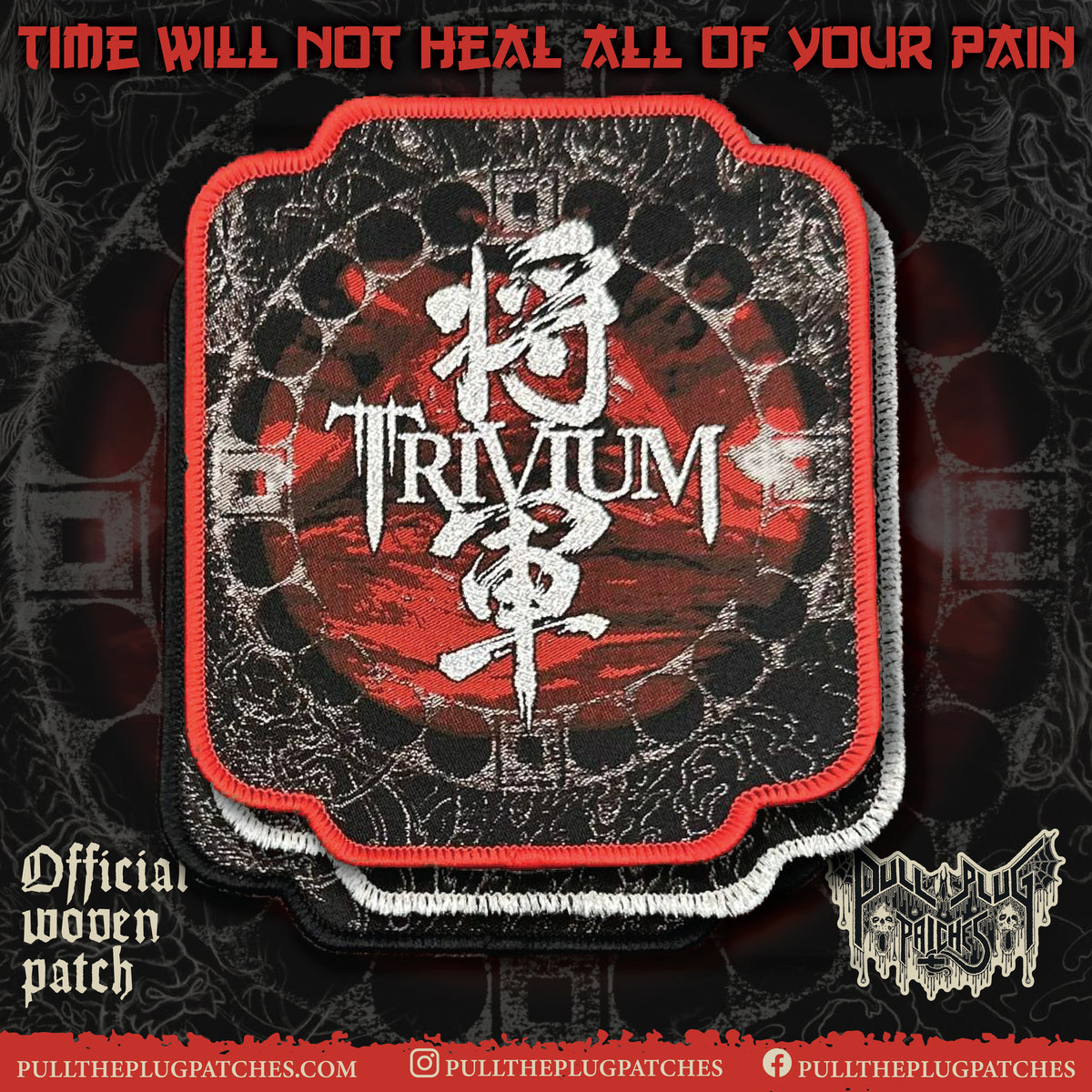 Trivium - Shogun – Pull The Plug Patches