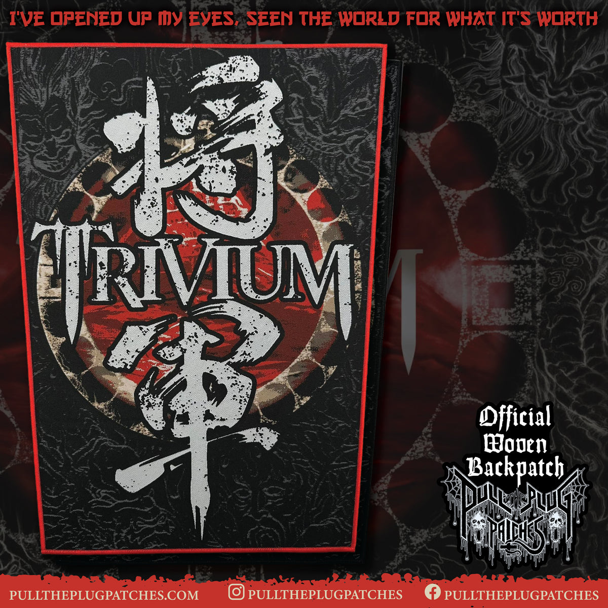 Trivium - Shogun – Pull The Plug Patches