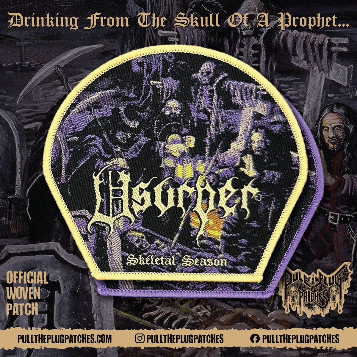 Usurper - Skeletal Season – Pull The Plug Patches