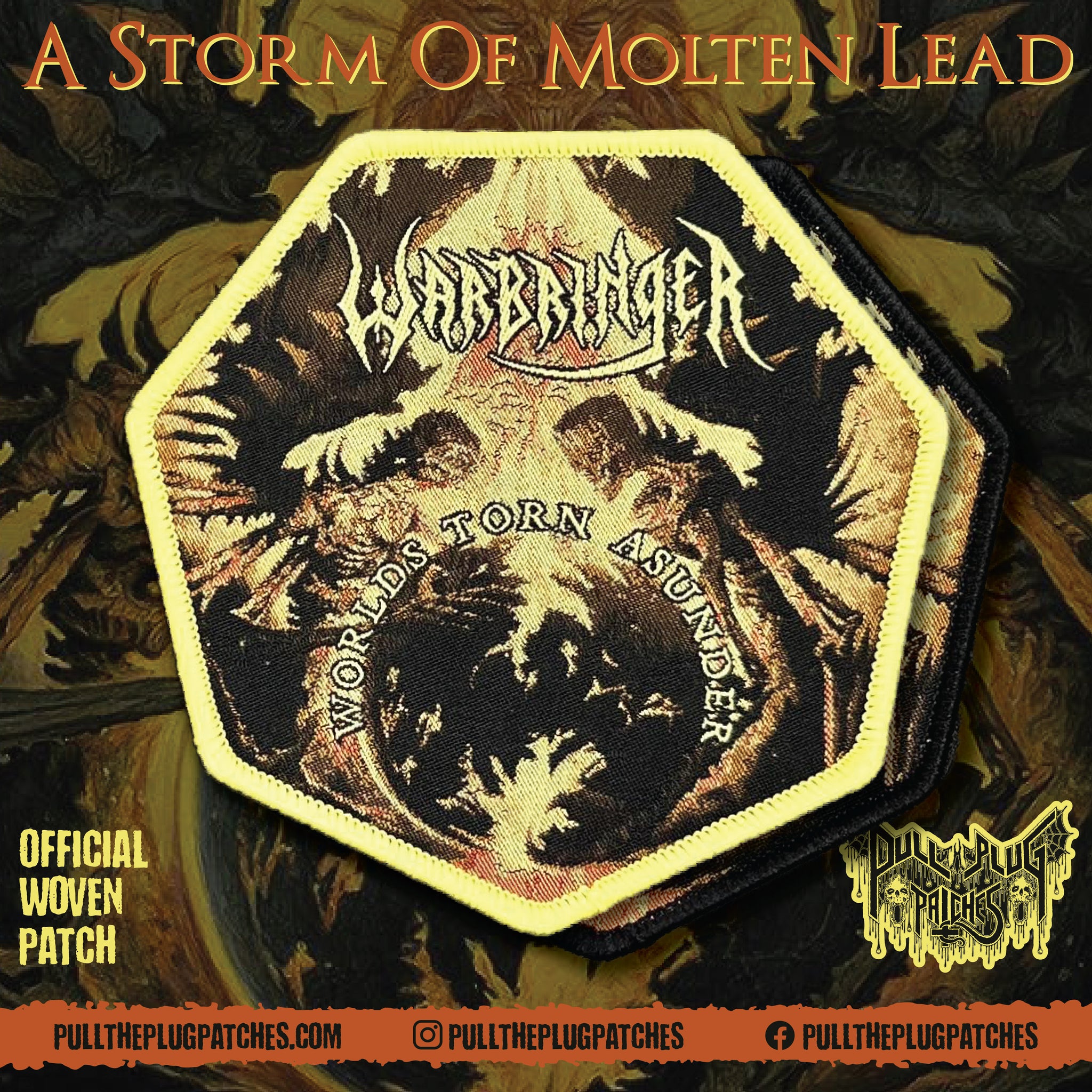 Warbringer - Worlds Torn Asunder – Pull The Plug Patches