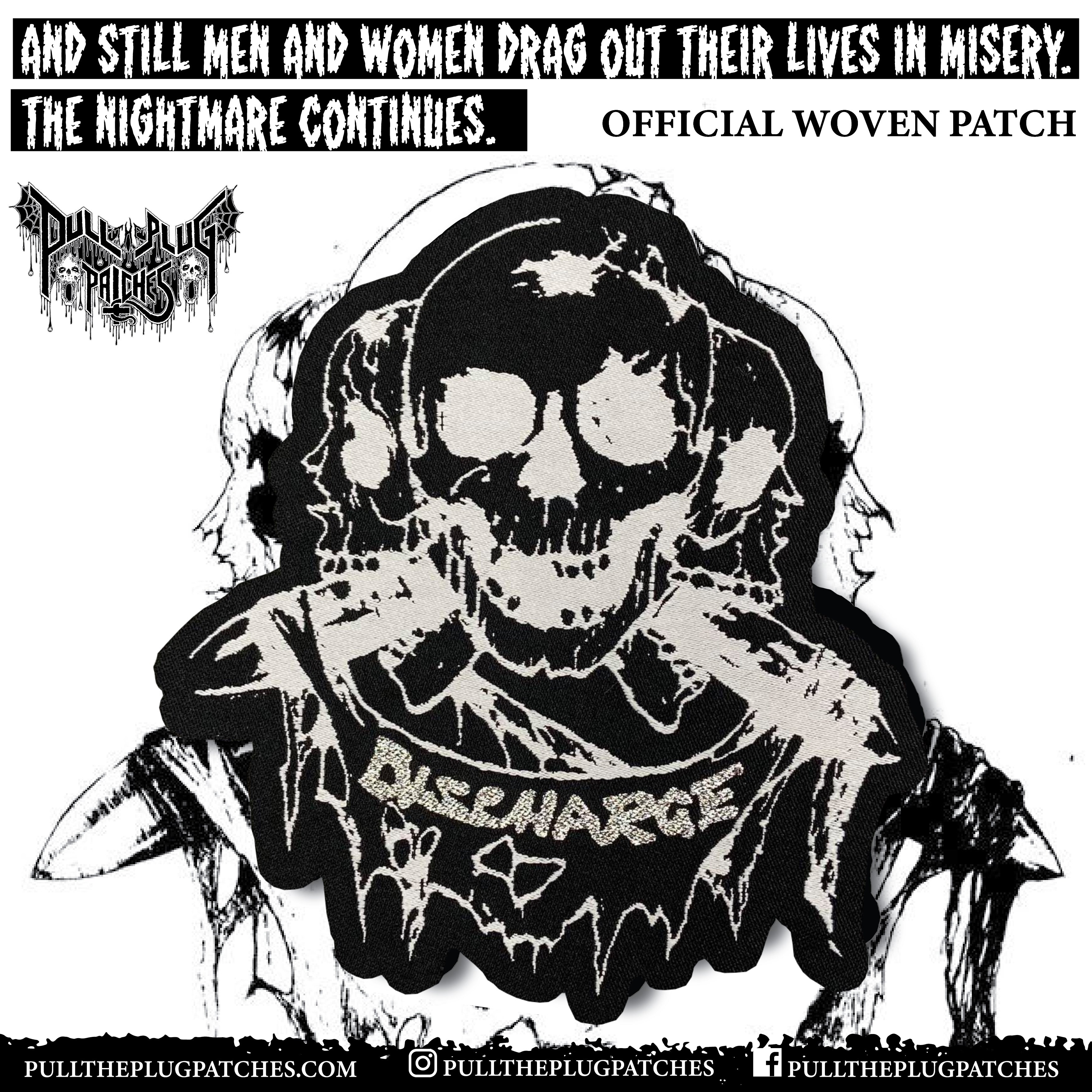 Discharge – Pull The Plug Patches