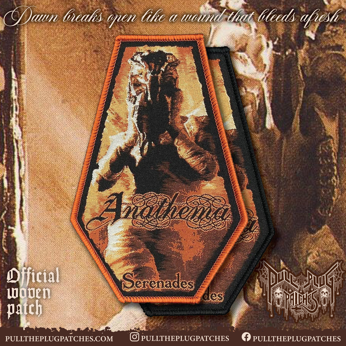 Anathema - Serenades – Pull The Plug Patches