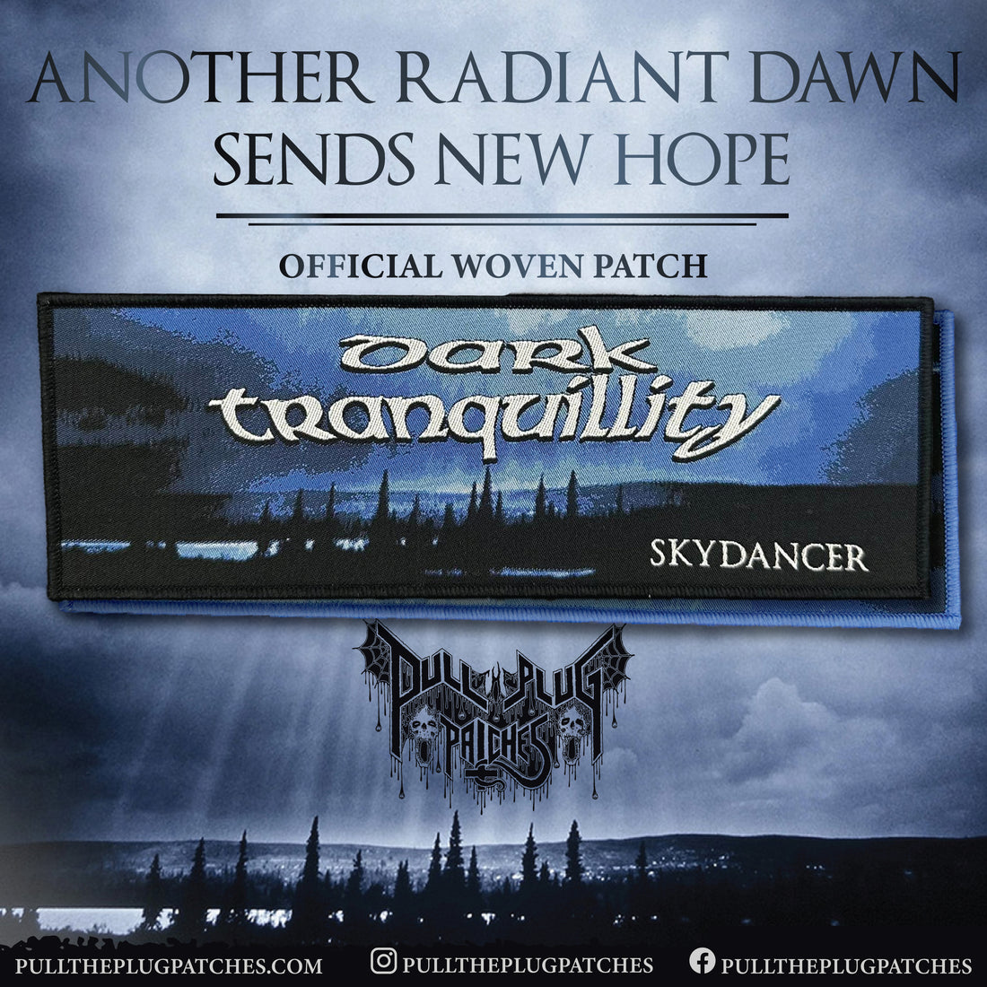 Dark Tranquillity - Skydancer - Strip Patch – Pull The Plug Patches