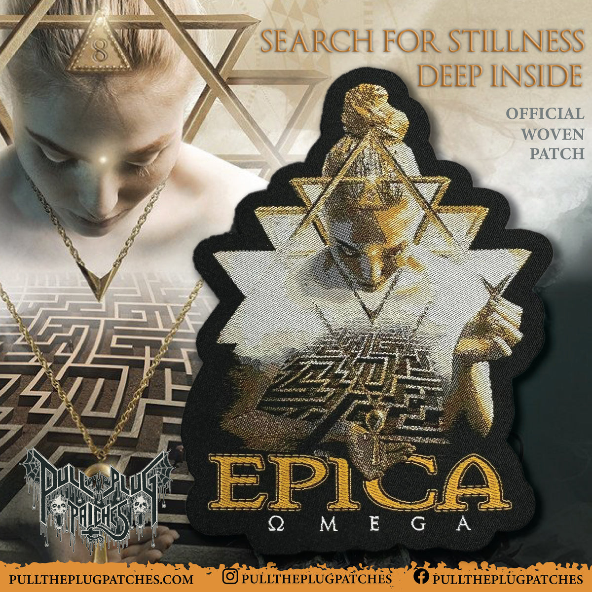 Epica - Omega – Pull The Plug Patches