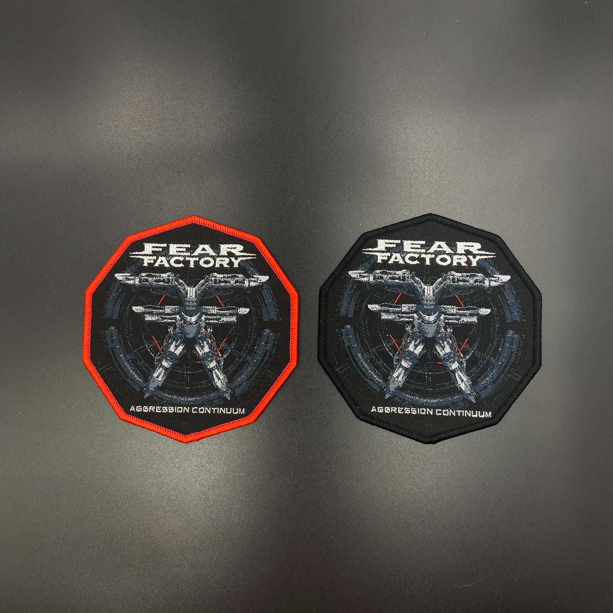 Fear Factory - Aggression Continuum – Pull The Plug Patches