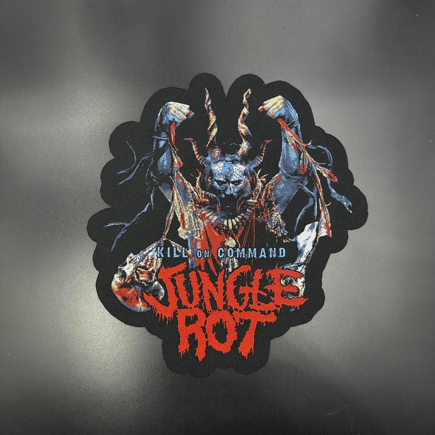 Jungle Rot - Kill On Command - Oversize Patch – Pull The Plug Patches