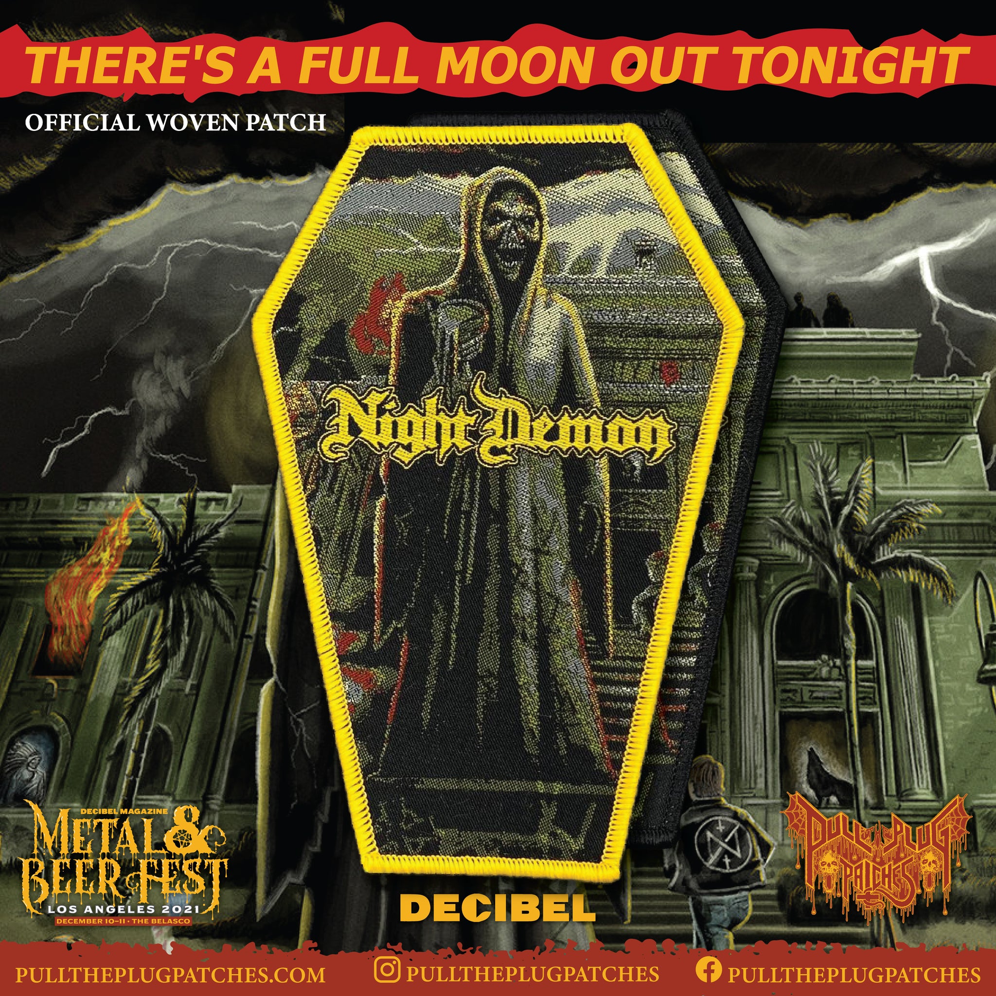 Night Demon – Pull The Plug Patches