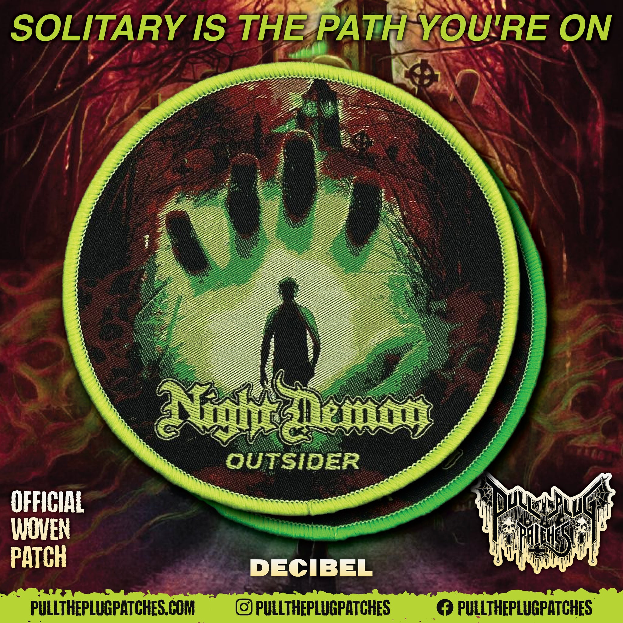 Night Demon – Pull The Plug Patches