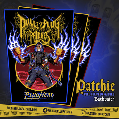Woven Backpatches – Pull The Plug Patches