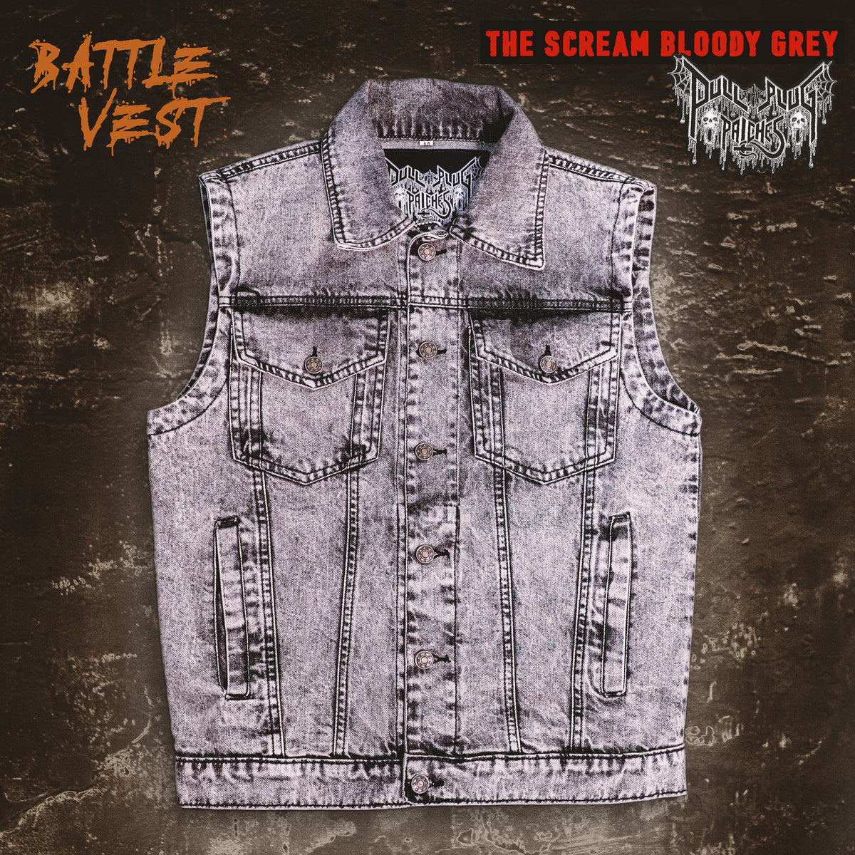 The Scream Bloody Grey – Pull The Plug Patches
