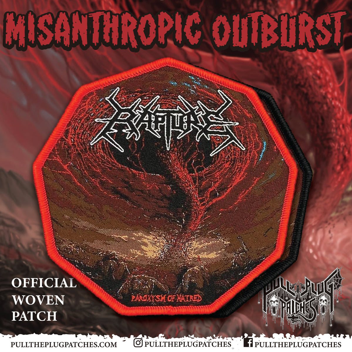Rapture - Paroxysm of Hatred – Pull The Plug Patches