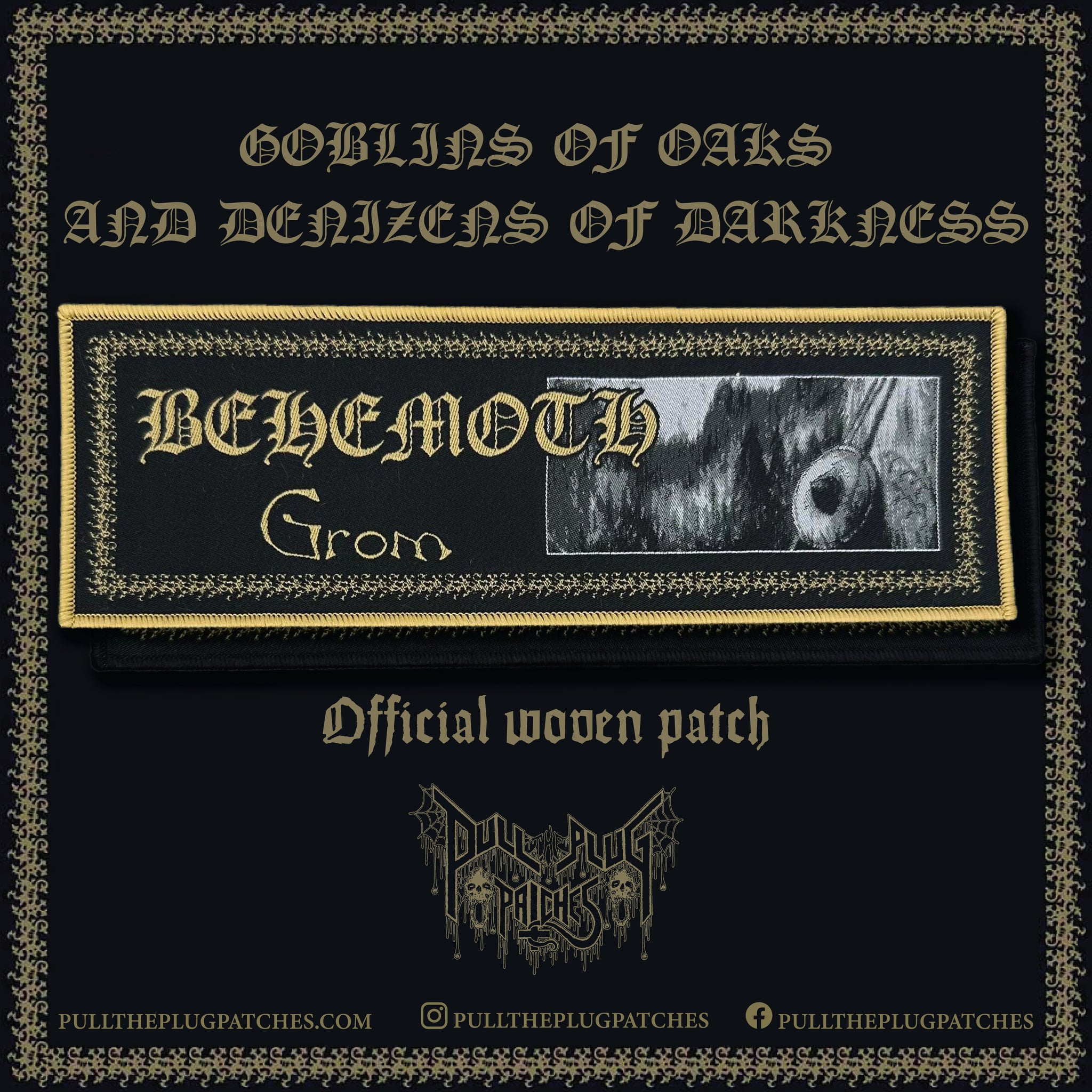 Behemoth - Grom - Strip Patch – Pull The Plug Patches