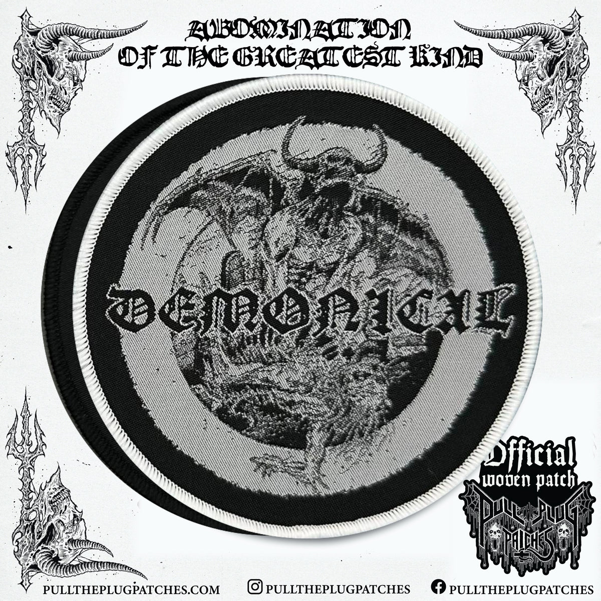 Demonical - Mass Destroyer – Pull The Plug Patches