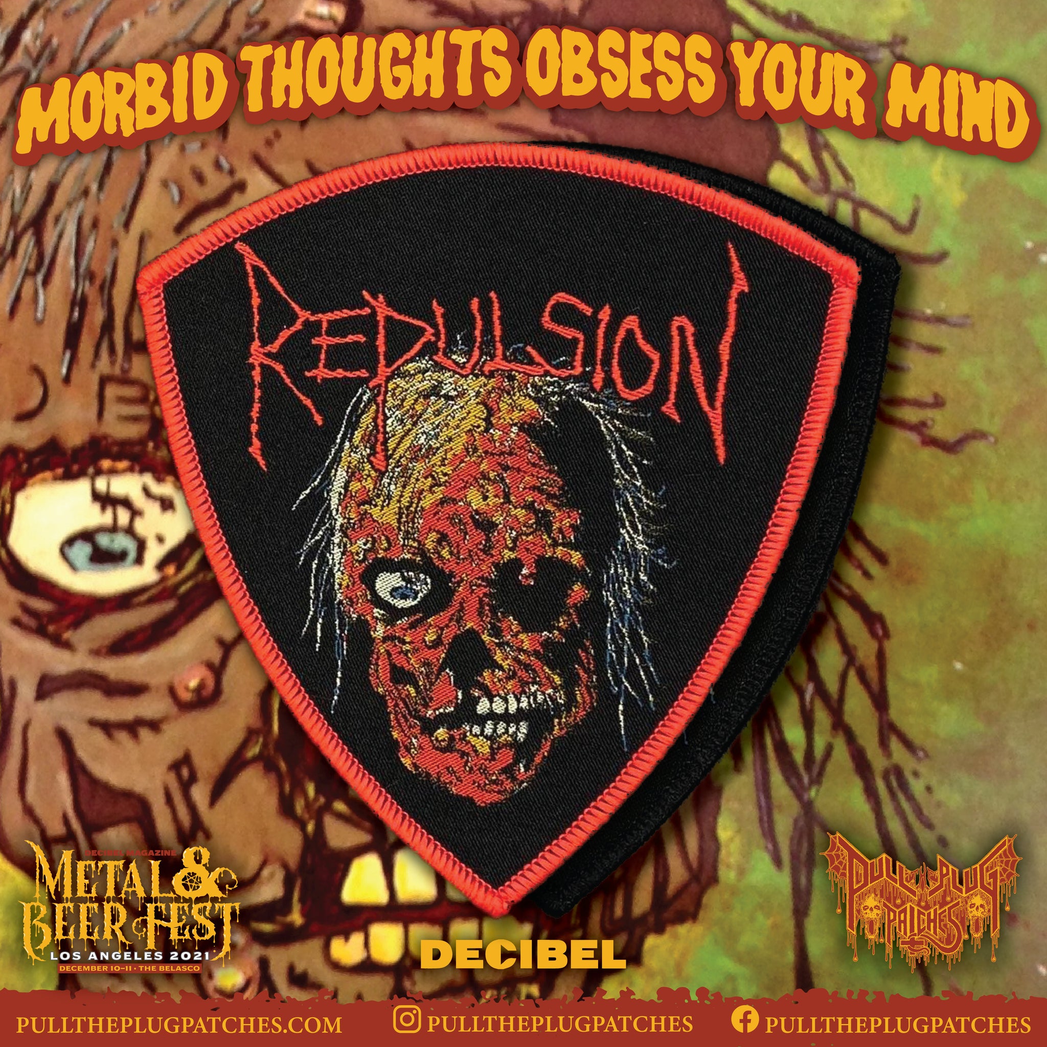 Repulsion – Pull The Plug Patches