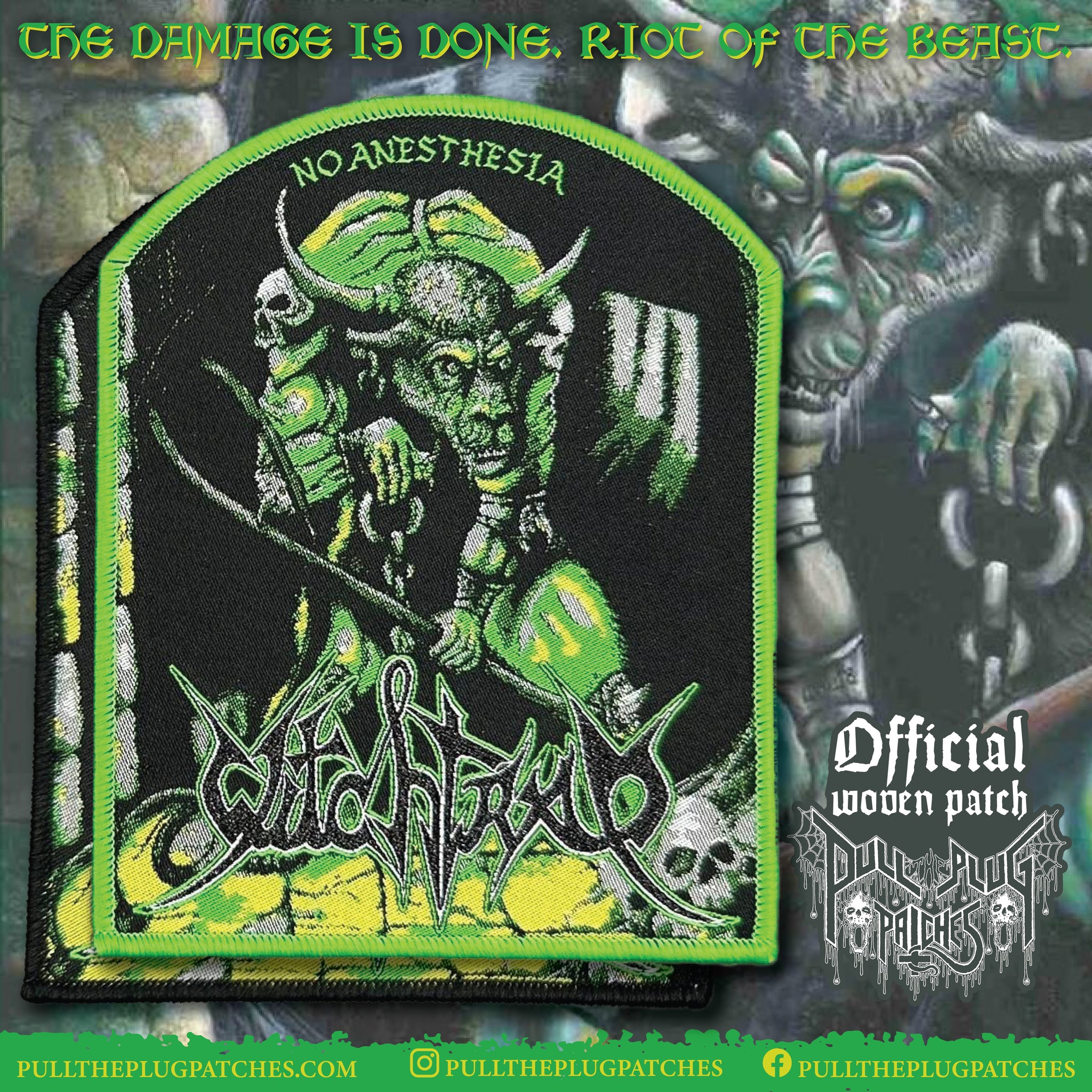 Witchtrap - No Anesthesia – Pull The Plug Patches